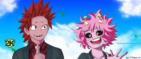 Eijiro Kirishima And Mina Ashido Hd Wallpaper Download