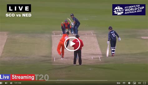 Live Warmup Match T20 Wc Netherlands Vs Scotland Net Vs Sco Live