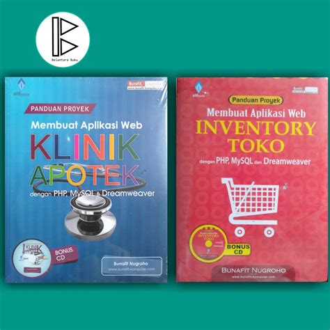 jual panduan proyek membuat aplikasi web klinik apotek dan inventory