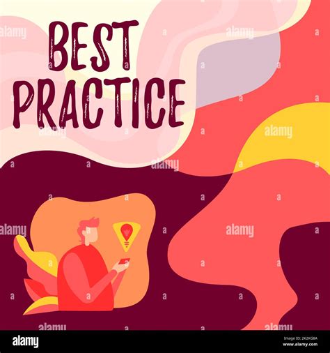 Hand Writing Sign Best Practice Internet Concept Method Systematic