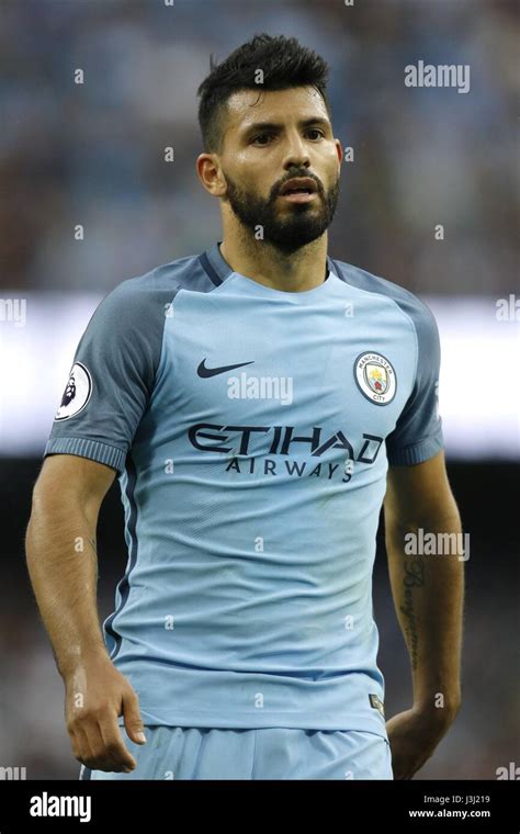 Sergio Aguero Manchester City Fc Manchester City Fc Etihad Stadium