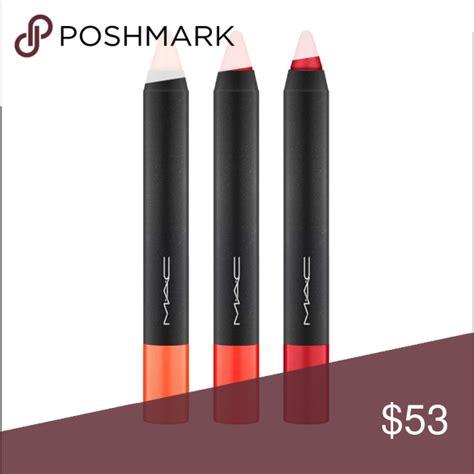 MAC Cosmetics Velvetease Set Of 3 Lip Pencils Homemade Lip Balm Lip