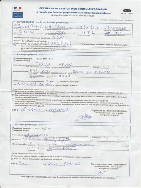 Certificat Cession 125 Pdf