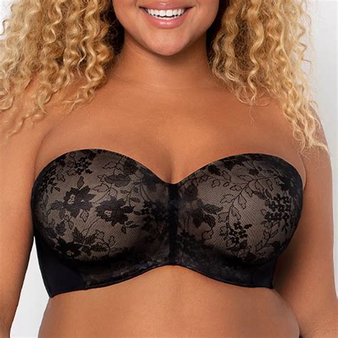 Curvy Couture Sensation Multi Way Push Up 1211 Push Up Strapless Bra