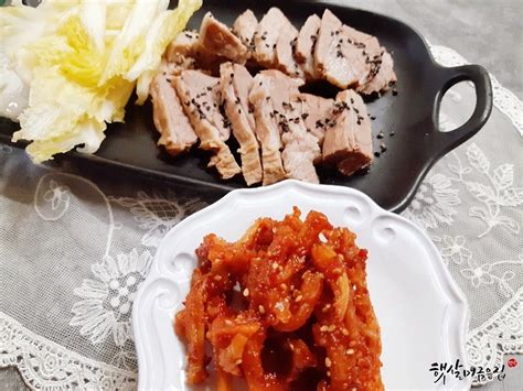 수육 돼지고기보쌈 맛있게 만드는방법