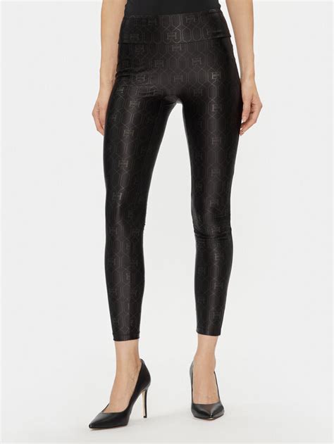 Elisabetta Franchi Leggings PA 050 37E2 V250 Schwarz Slim Fit Modivo At