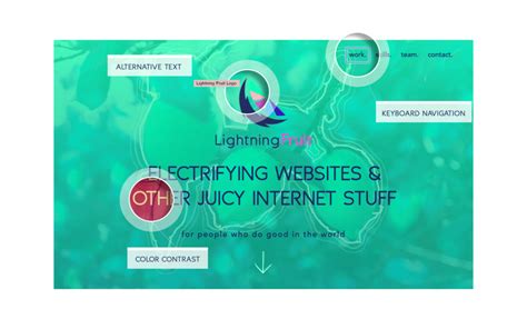 Website Accessibility Tips Lightning Fruit