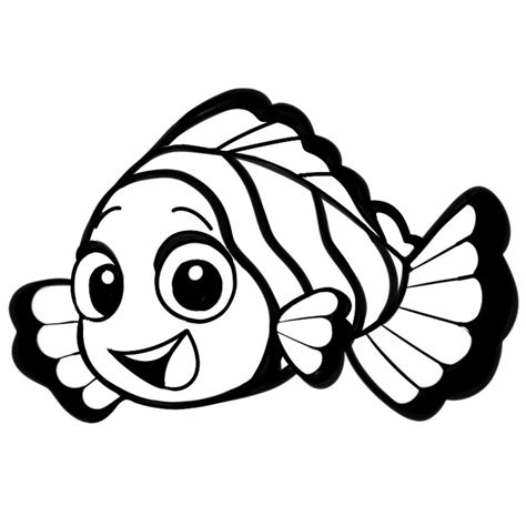 Jual Gambar Sketsa Mewarnai Kartun Ikan Part 1 Gambar Sketsa