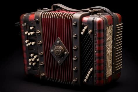 Premium Ai Image Unusual Accordion Hybrid Instrument Rich Textures