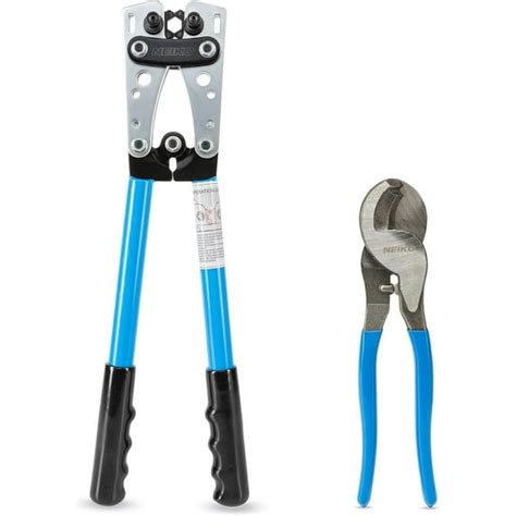 Neiko 02039a Lug Crimping Plier And Cable Cutter Set Battery Cable
