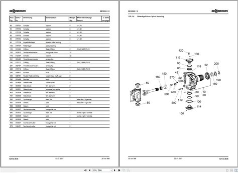 Sennebogen 821 821 0 983 Material Handler Parts Catalog En De Pdf
