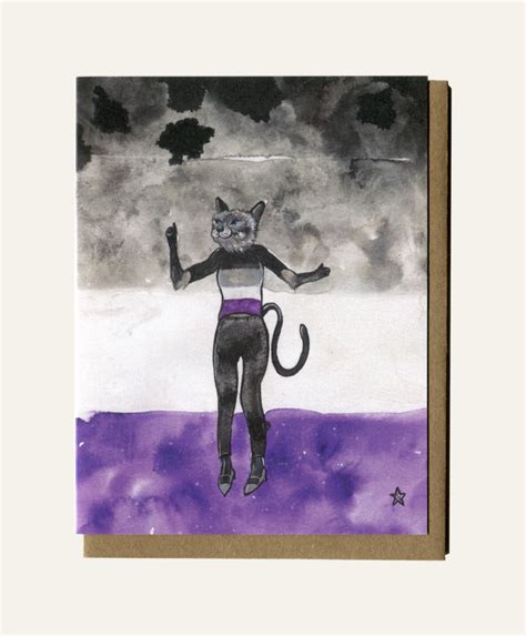 Asexual Cat Darling Illustrations Queer Artist Storyteller And