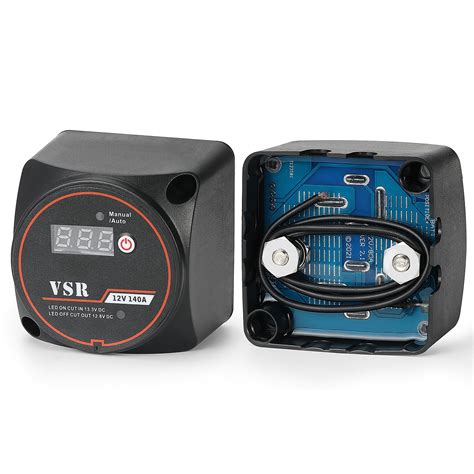 Ip67 Manual Auto Control Voltage Display Vsr Smart Dual Battery Isolat