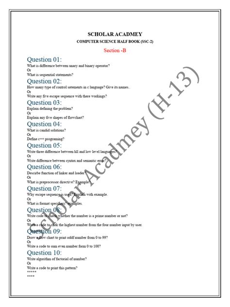 Question 01 Pdf Software Development Computing