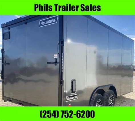 HAULMARK ENCLOSED TRAILER 7 INTERIOR 5200 LB AXLES UTV PACKAGE