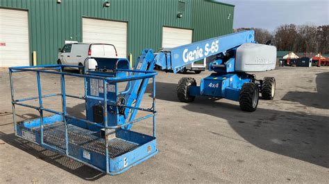 2008 Genie S 65 Telescopic Boom Lift 65 Platform Height 71