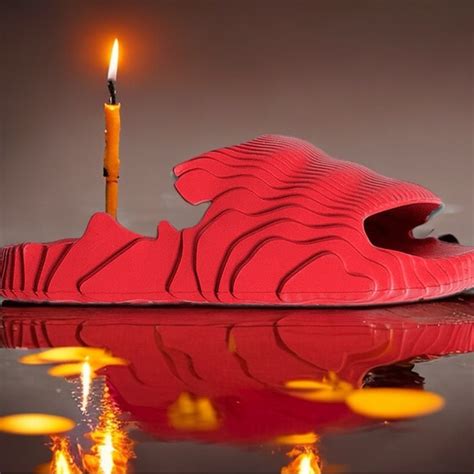 Auracles Shoes Auracles X Chris Brown Nami Slide Red Multi Sizes