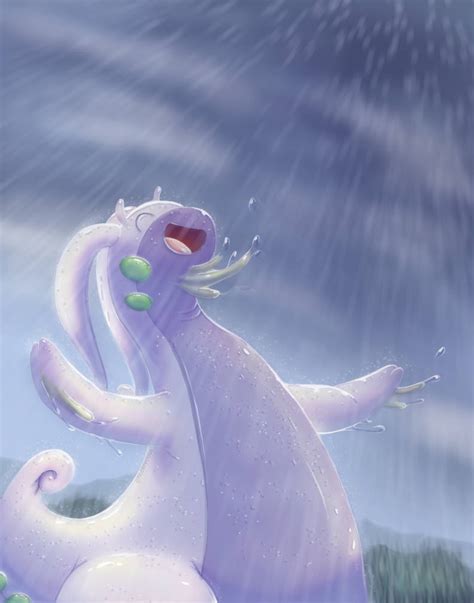 Goodra Used Rain Dance By Nubblycious On Deviantart