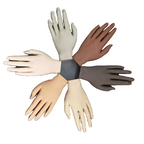 Silicone Human Hand Model For Display Nails Manicure Hand Model Buy