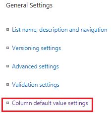 Location Based Default Value In Sharepoint Code Sharepoint