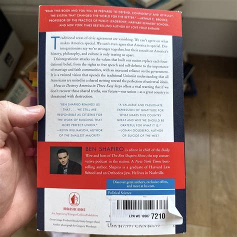How to Destroy America in Three Easy Steps by Ben Shapiro (Hardcover ...