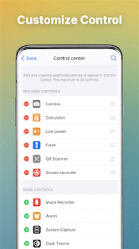Control Center Ios 15 Apk For Android Download