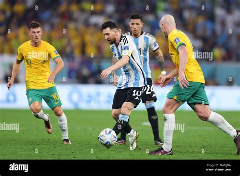 Al Rayyan Qatar 3rd Dec 2022 Lionel Messi Arg Footballsoccer
