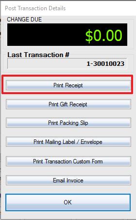 Woocommerce Point Of Sale Pos Reprint Receipt Button WooPOS Support