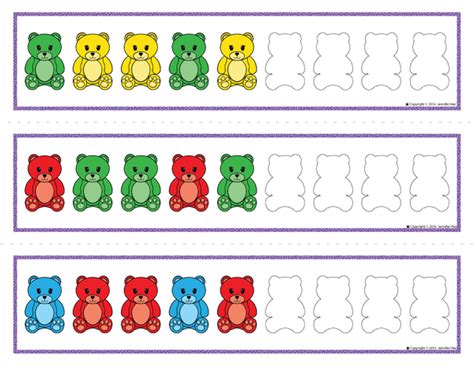 Bear Patterning Activities Early Learning Ideas