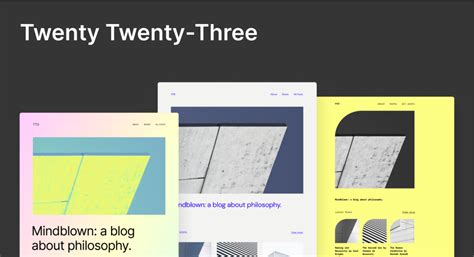 Twenty Twenty Three サポートフォーラム 日本語