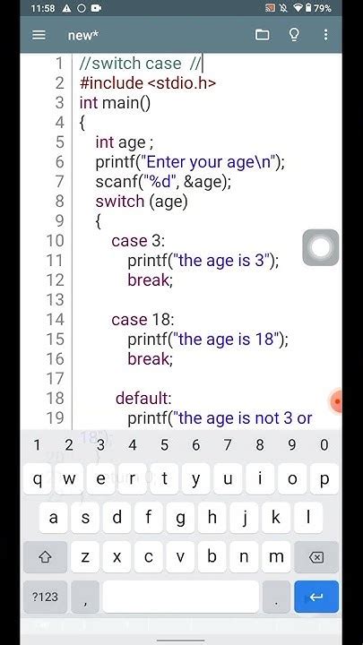 Switch Case Code In Condition In C Language Coding Shorts Programming Youtube