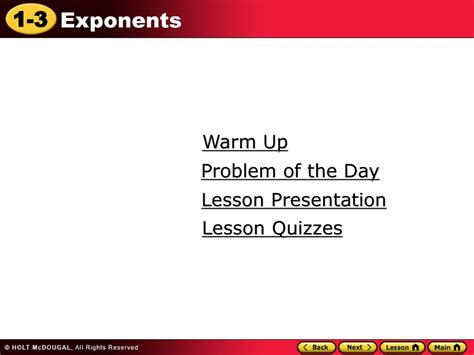Warm Up Problem Of The Day Lesson Presentation Lesson Quizzes Ppt Download