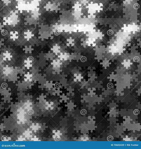 Graues Puzzlespiel Stock Abbildung Illustration Von Gelegentlich 70602439