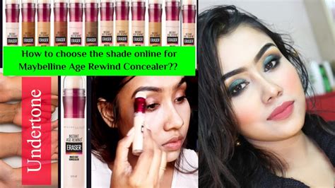 Maybelline Instant Age Rewind Concealer All Shade Guide And Swatches