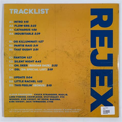 Joey Badass Rejex 2lp Vinyl Limited Clear 12 Record Etsy