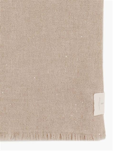 Brunello Cucinelli Scarf Beige Womens Brunello Cucinelli