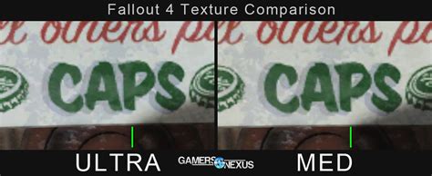 Fallout 4 Texture Quality Comparison Effectively Zero Difference