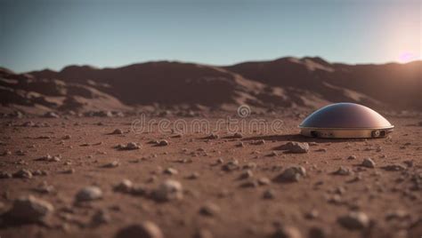 A Small Object On A Rocky Surface Stock Illustration Illustration Of