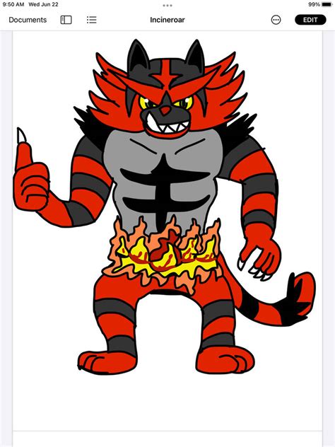 Incineroar By Dripptide On Deviantart