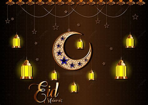 Background Latar Belakang Lebaran Mubarak Bintang Tekstur Lentera
