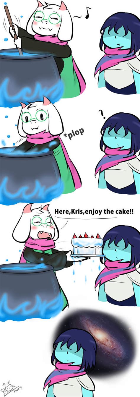 How Ralsei Make A Cakedeltarune Chapter2 By Linmeowcat On Deviantart