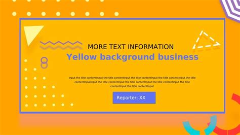 Download Classic Business Powerpoint In Yellow Powerpoint Templete Ppt