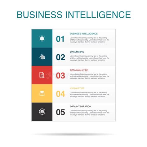 Business Intelligence Data Mining Data Stock Vector Illustration Of