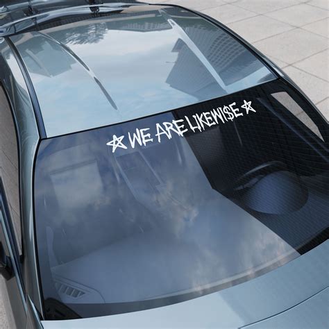 Car Windshield Decals