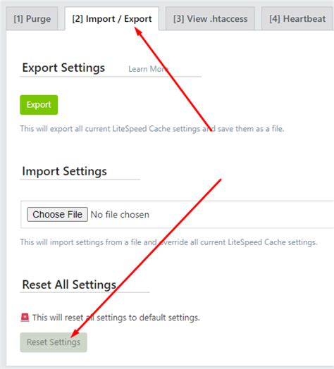 How To Reset Litespeed Cache Default Settings Solveddoc