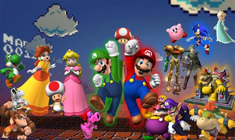 Super Mario With Friends By Lordi114 On Deviantart