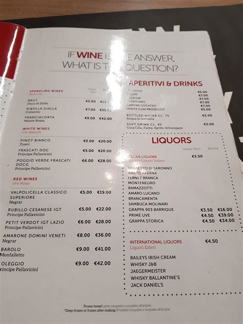 Menu At Beercode Kitchen And Bar Fiumicino