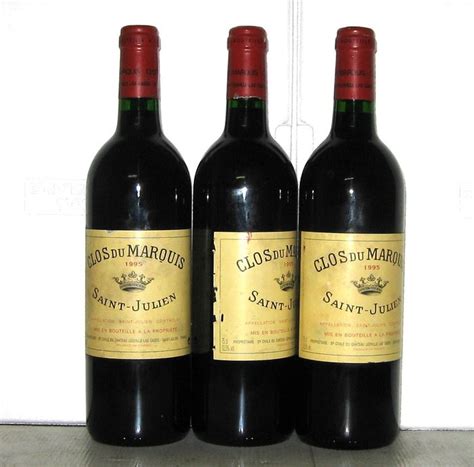 1995 Clos Du Marquis 2nd Vin Du Château Léoville Las Cases Saint