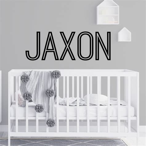 Nursery Wall Decal Name Sticker Name Wall Decal Custom Name Decal