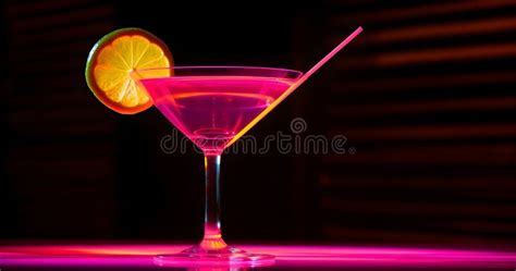 Exotic Drinks Making Alcoholic Cocktail Bar Counter Many Cocktails